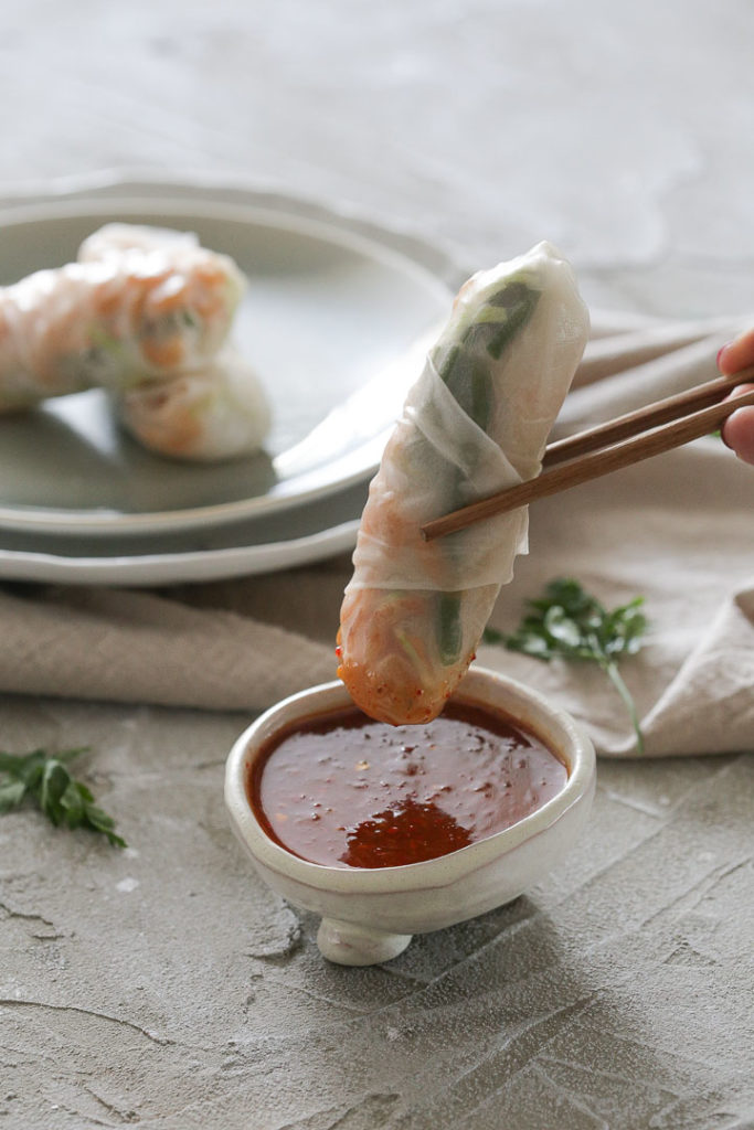 Prolećne rolnice sa svežim povrćem i račićima (Spring rolls) - Milin kuvar